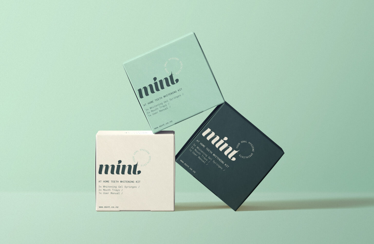 Studio Nine — Brand Identity Design — Mint, Takapuna