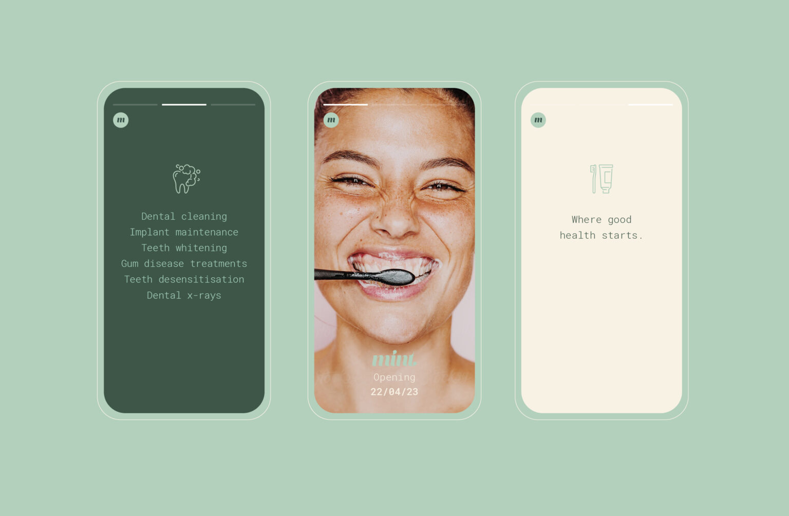 Studio Nine — Brand Identity Design — Mint, Takapuna